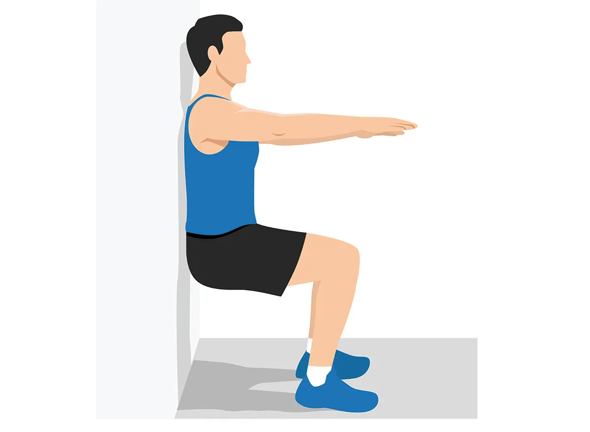 Over 45? Hold a Wall Sit This Long to Beat Your Age