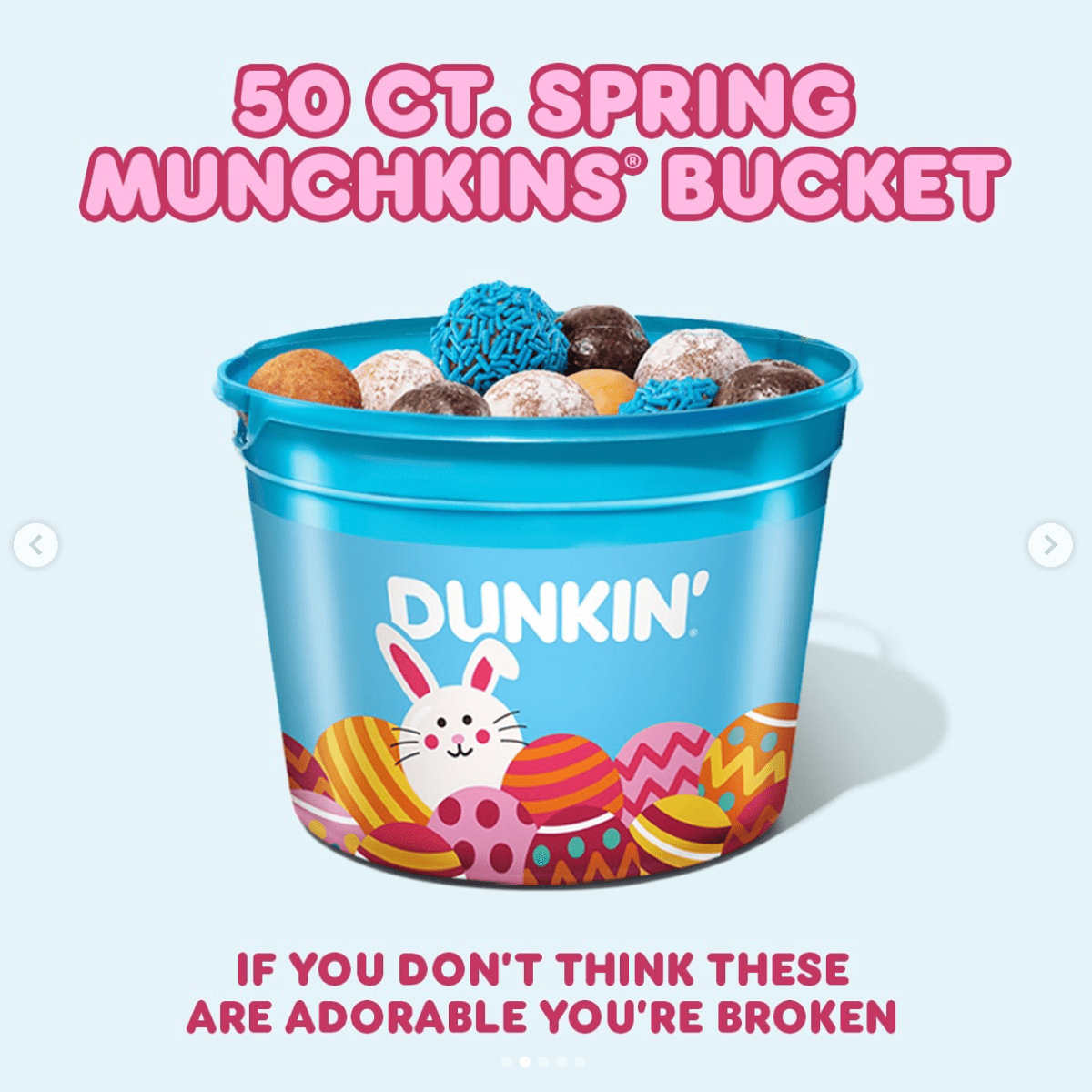 Dunkin’s Munchkins Have Wild New Flavors and a Bright Blue Bucket