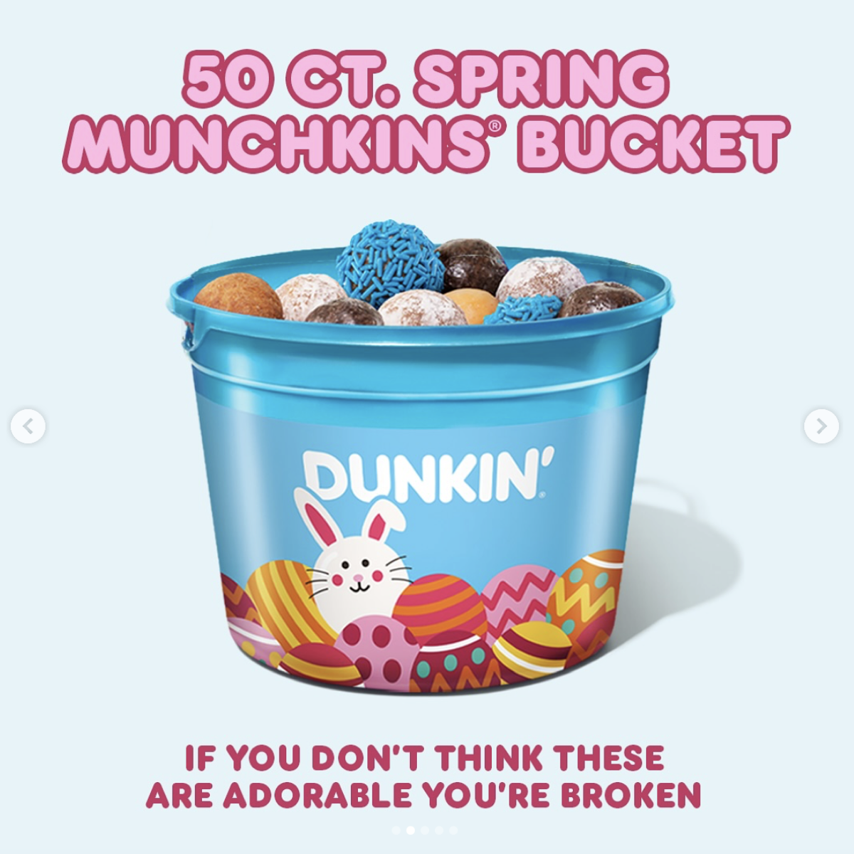 Dunkin’s Munchkins Have Wild New Flavors and a Bright Blue Bucket