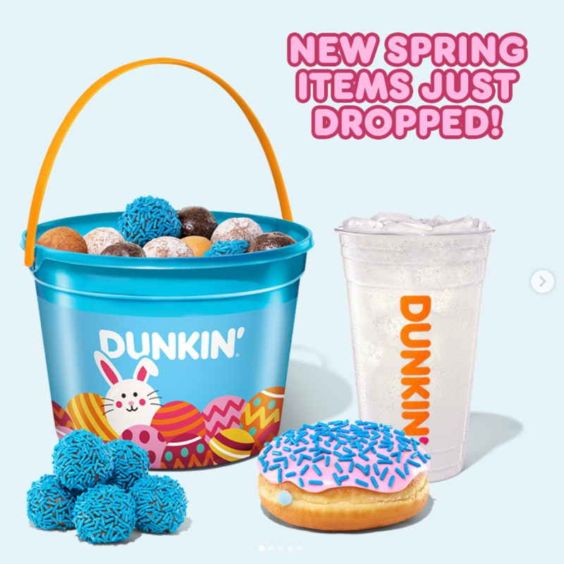 Dunkin’s Munchkins Have Wild New Flavors and a Bright Blue Bucket