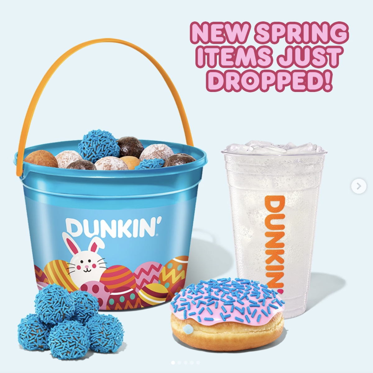 Dunkin’s Munchkins Have Wild New Flavors and a Bright Blue Bucket