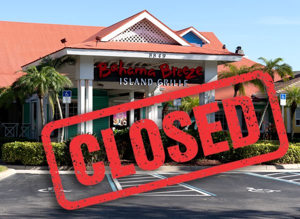 Bahama Breeze Suddenly Closes 15 Locations in 8 States