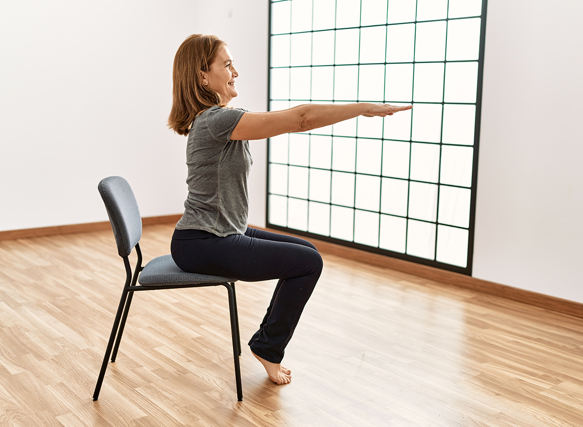 6 Chair Exercises for Fat-Burning & Strength Training at Home