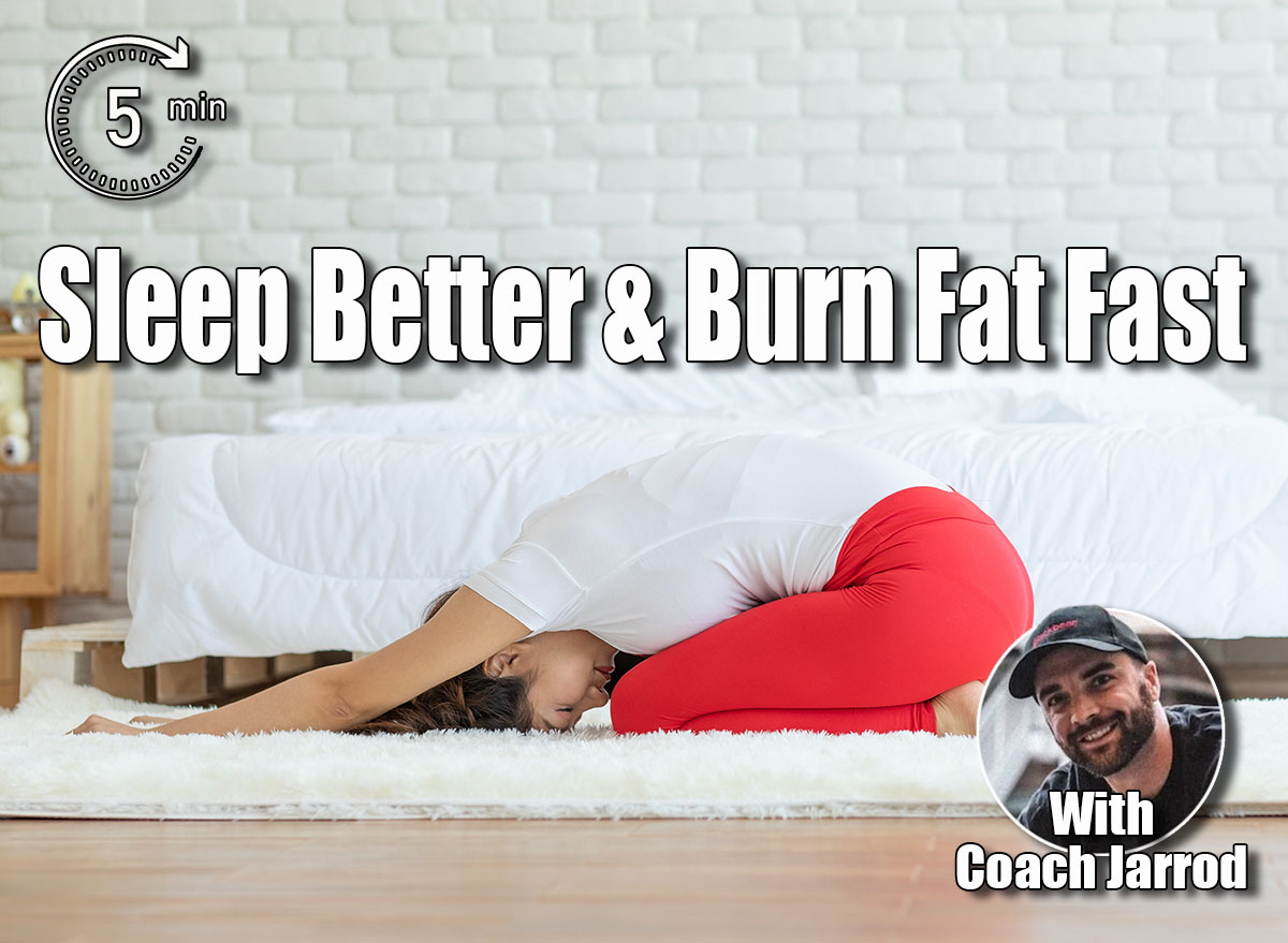 5 Stretches To Sleep Better and Lose Weight, Says Trainer