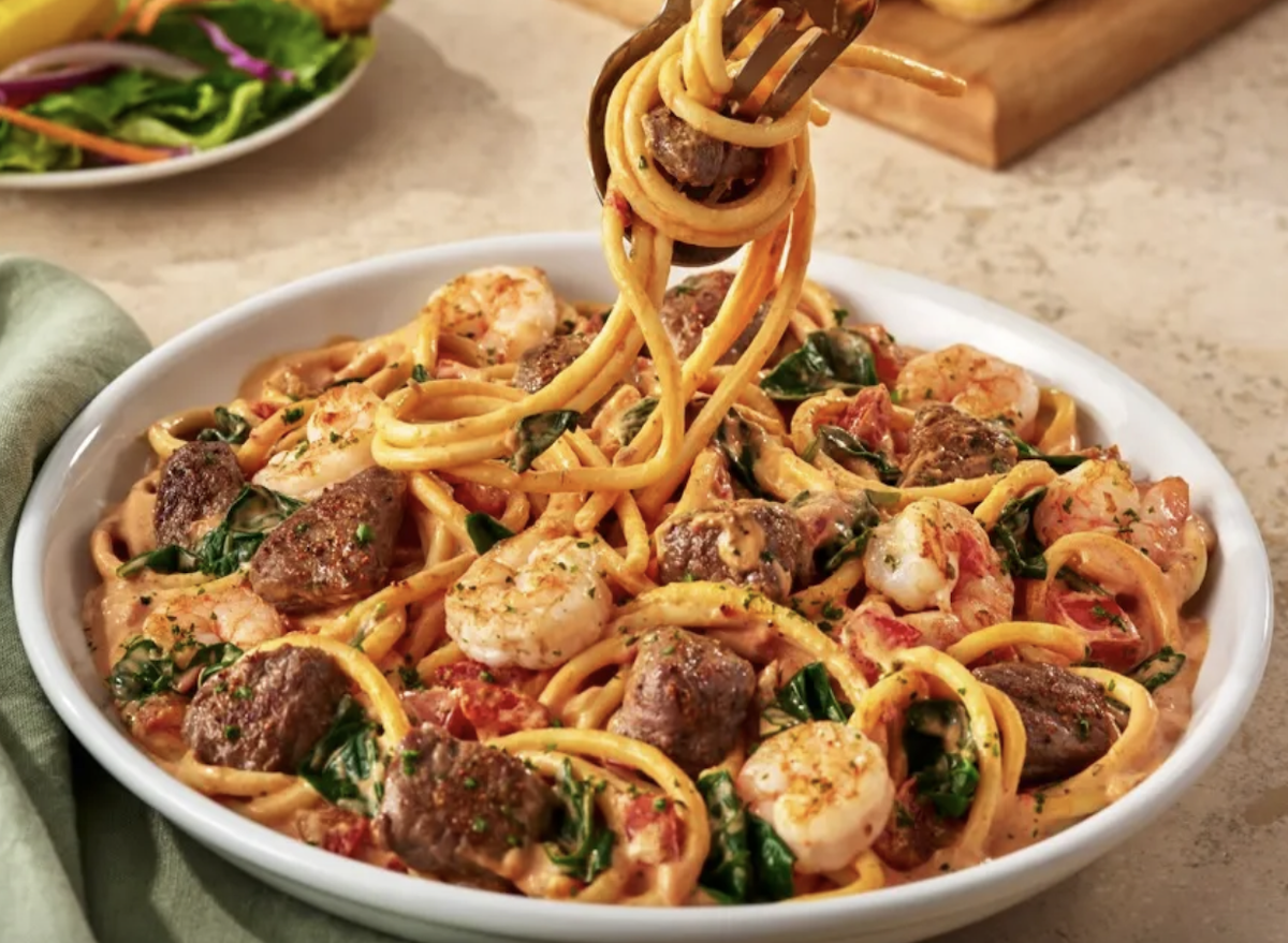 Olive Garden is Launching a Bold New Pasta Dish This Week