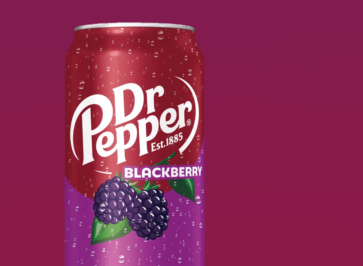 Dr Pepper Just Launched a New Blackberry Shake