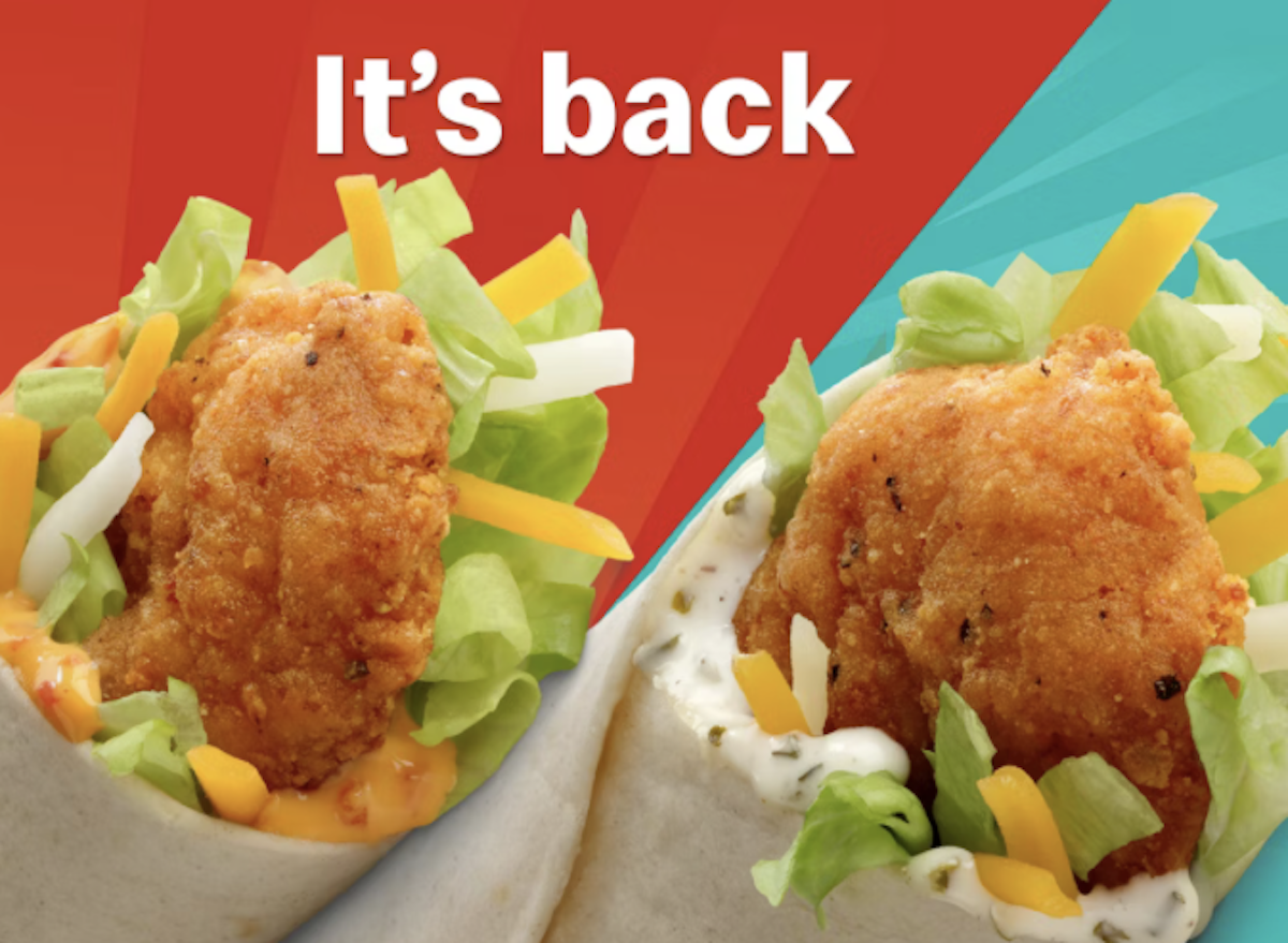 McDonald's Snack Wraps Are Back and Already Breaking Records