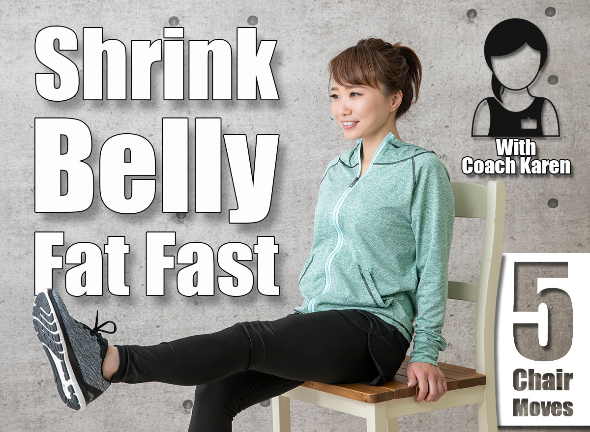 5 Chair Exercises That Shrink Belly Pooch Fast After 45