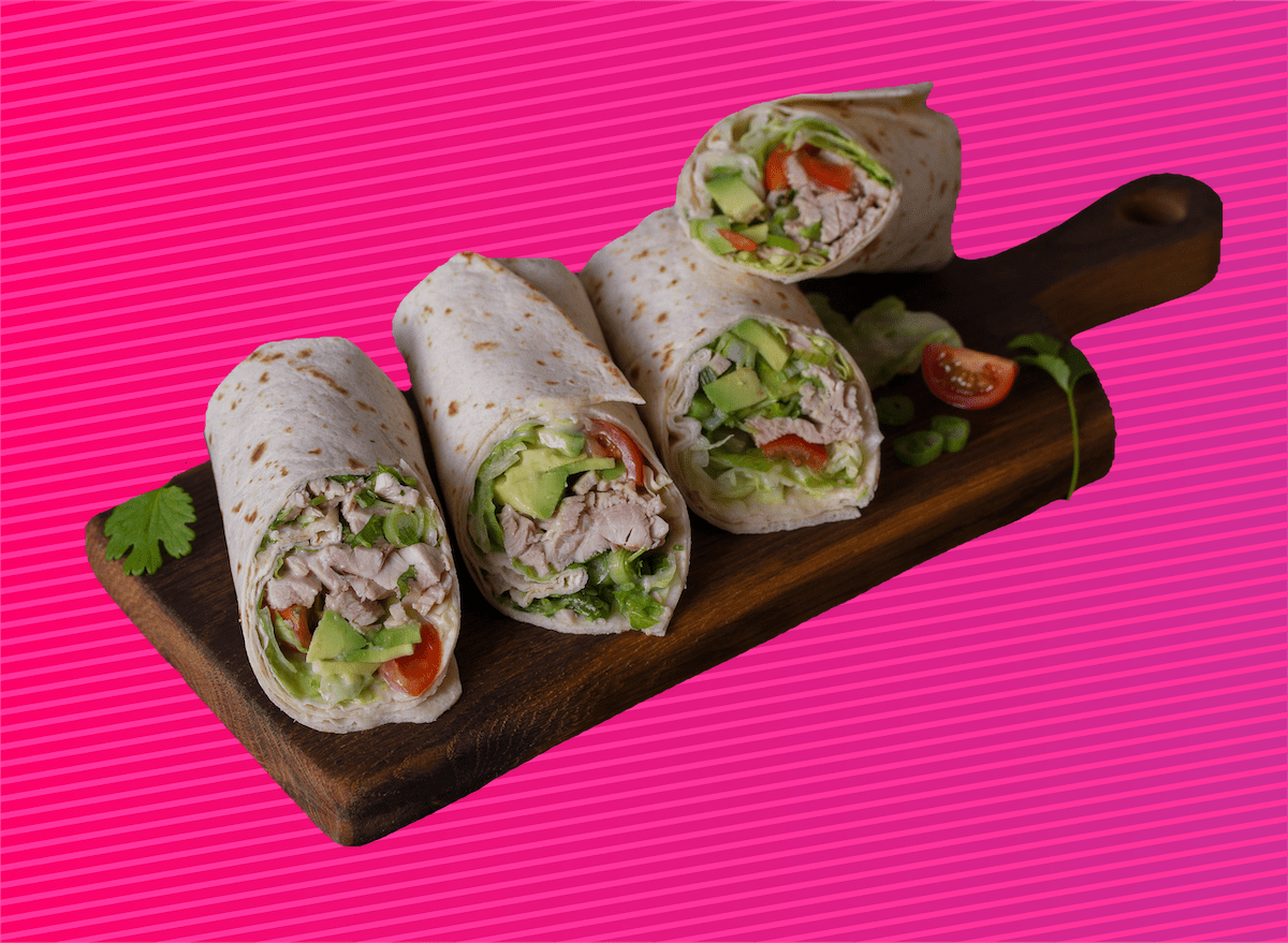 5 Chain Fast-Food Restaurants With the Most Overstuffed Chicken Wraps