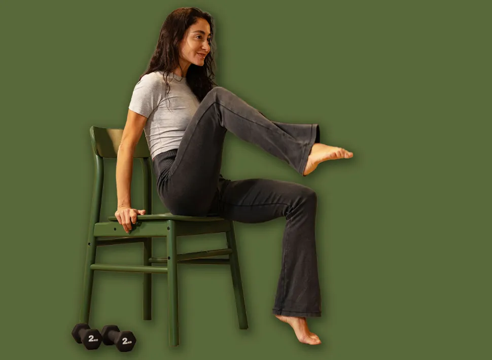 Chair Exercises for Belly Fat After 60 | 7-Minute Routine